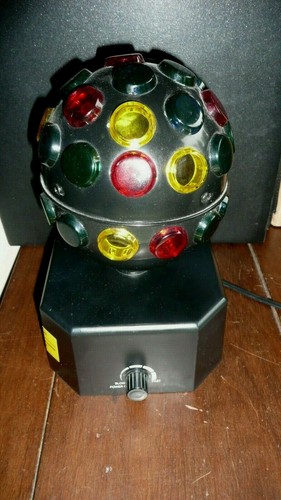 Vtg Radio Shack Rotating Psychedelic Rotary Light 42-3047 4G76 multi ...