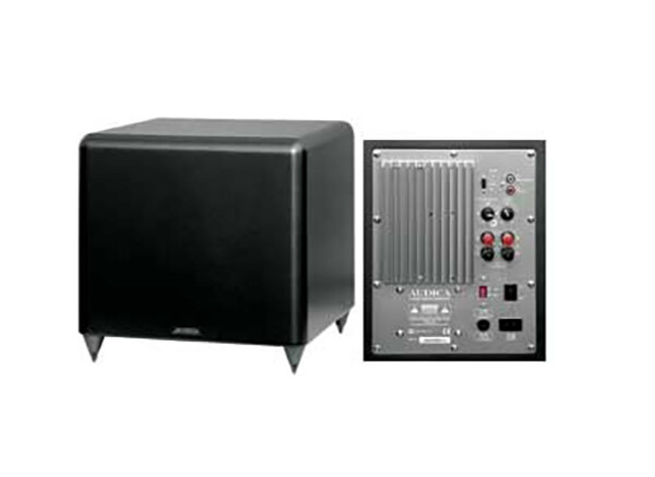 Audica 10" Inch Space Gray Powered Home Theater Subwoofer CS SUB-10 | eBay