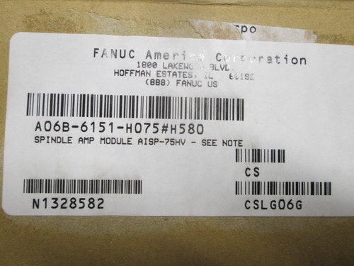 FANUC A06B-6151-H075#H580 SPINDLE AMPLIF **NEW** | eBay