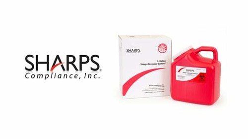Sharps 2 Gallon Disposal System - Includes PREPAID Return Mail | eBay