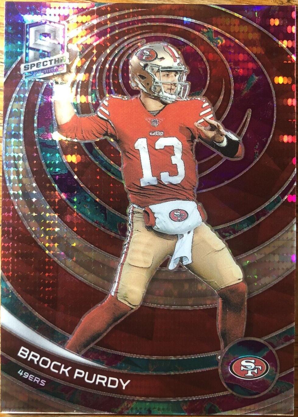 2023 Panini Spectra - Brock Purdy #84 Celestial Prizm /99 for sale ...