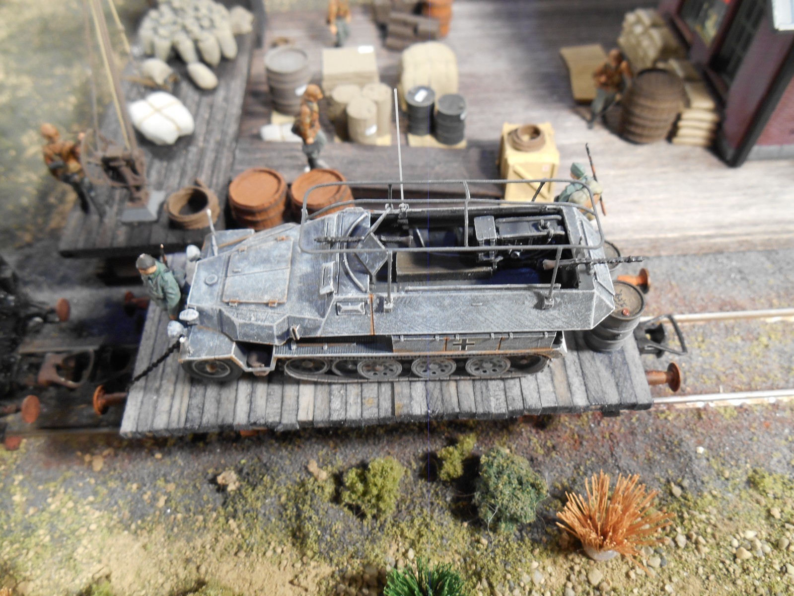 HO Roco Minitank 7th Panzer Army Half-Track Car A2181 Custom Hand ...