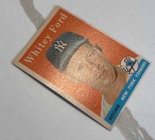 1958 Topps #320 Whitey Ford EX New York Yankees Hall of Fame | eBay