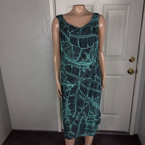 Hilo Hattie Women's Dress XL Rayon Hawaiian Tropical Beach Travel ...