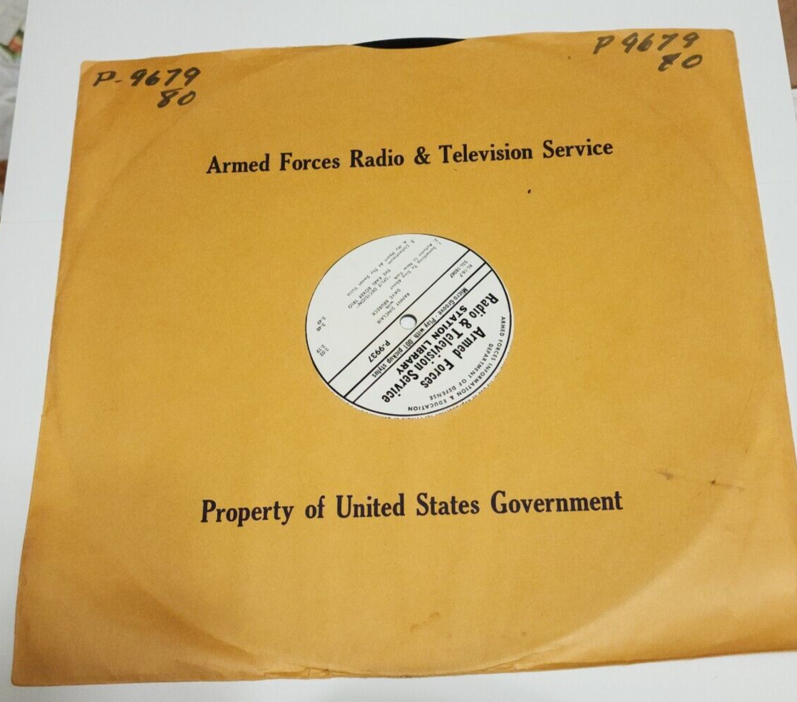 Armed Forces Radio & Television LP Dave Brubeck George Benson Jimmy ...