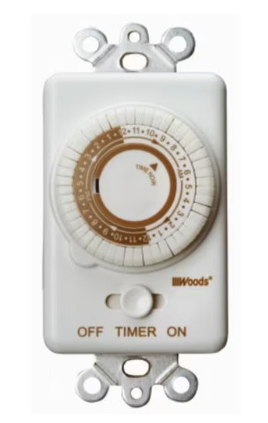 Woods In-wall Timer mechanical 59745 | eBay