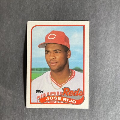 1989 Topps Jose Rijo 135 Cincinnati Reds | eBay