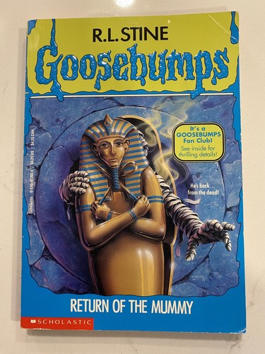 TRUE 1st Print Original Goosebumps #23 Return of The Mummy R.L.Stine ...