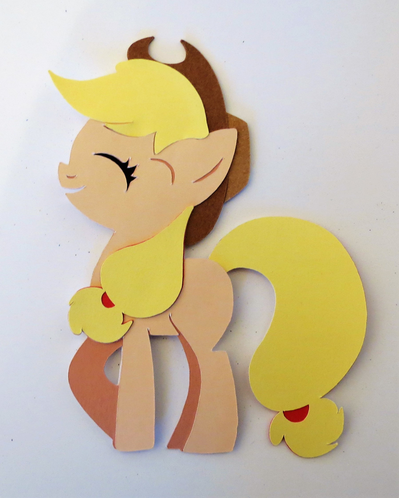 My Little Pony Apple Jack Paper Die Cut Scrapbook Embellishment | eBay