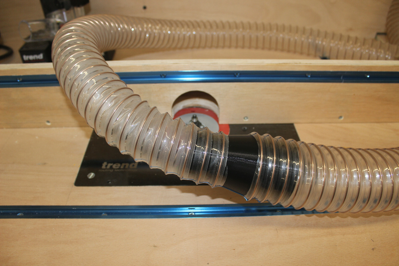 Dust extract / extractor reducer adapter to suit 65mm & 63mm ID spiral ...