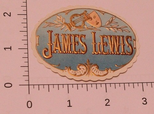 Vintage James Lewis Cigar Label | eBay