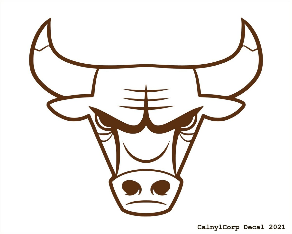 Chicago Bulls Logo Drawing