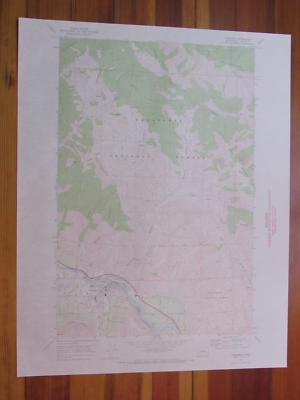 Cashmere Washington 1972 Original Vintage USGS Topo Map | eBay