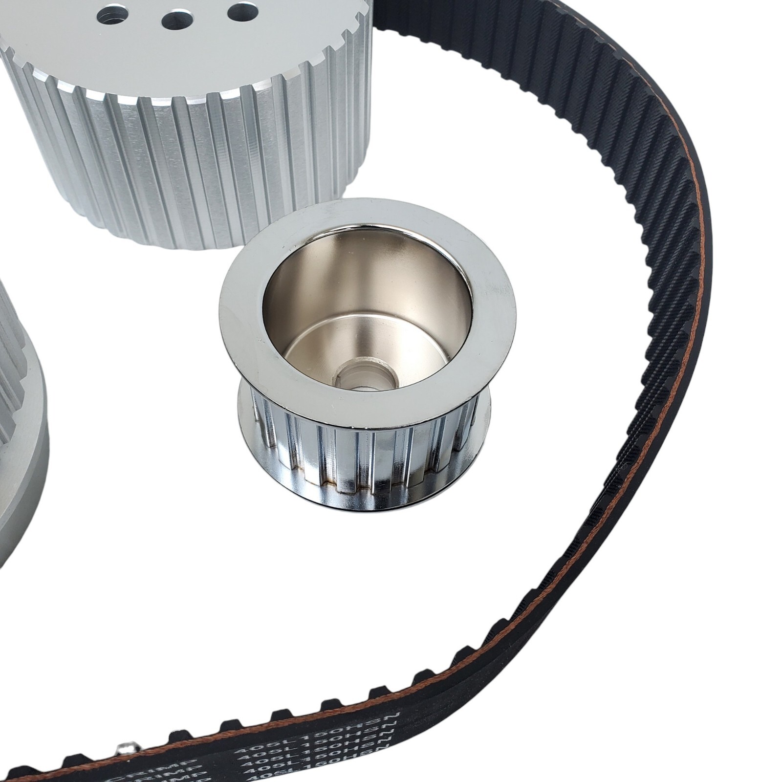 Small Block Ford Gilmer Belt Drive Aluminum Pulley Set 289 302 351w 5.0 ...