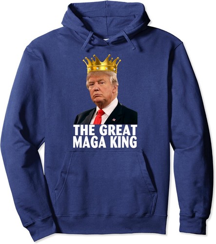 Ultra Maga Funny Great MAGA King Pro Donald Trump Unisex Hooded ...