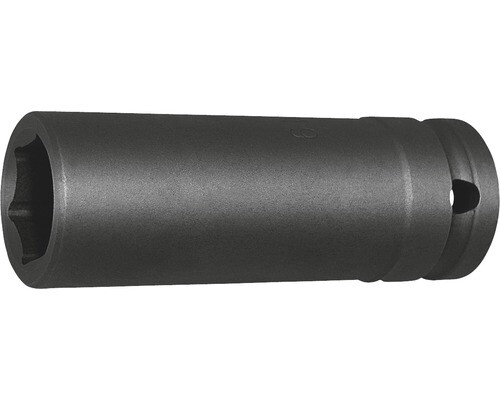 1" Kraft-Steckschlüssel-Einsatz, WGB, 55 mm, 6-kant, DIN 3129, lang ...