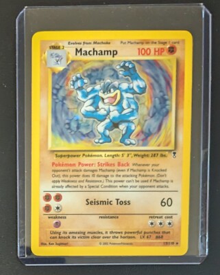 Pokemon Cards Machamp #15/110 Legendary Collection Holo - Never Played ...