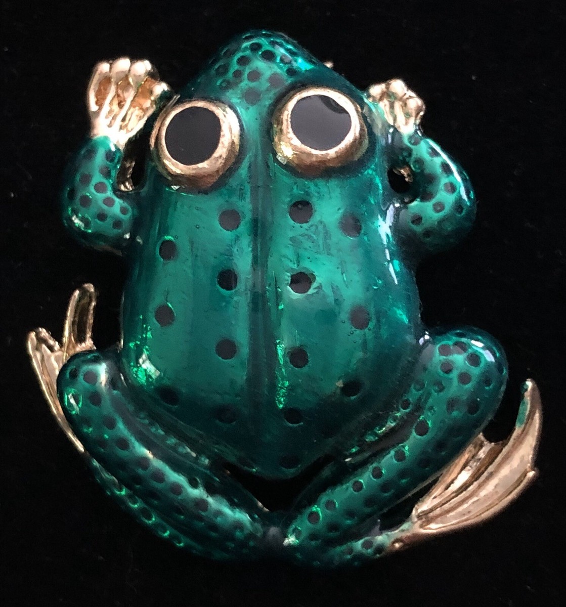 Black Frog Pin