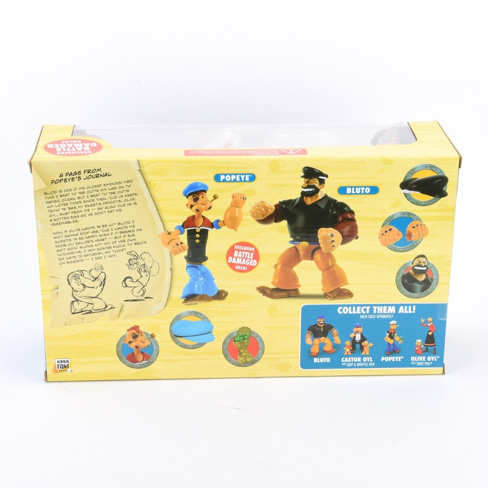 Boss Fight Studio Popeye Classics: Popeye vs Bluto 1:12 Scale Action ...