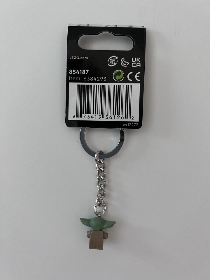 Lego 854187 Star Wars Grogu Minifigure Keychain Ring 673419361262| eBay