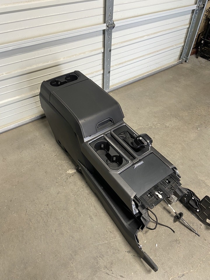 2015-2021 Ford F150 F250 F350 Black Center Console | OE | Plastic