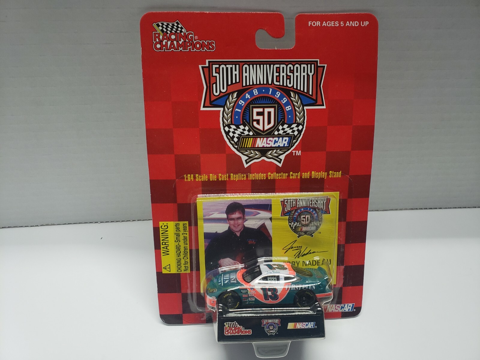 Racing Champions NASCAR Jerry Nadeau #13 First Plus Loans Ford Taurus 1 ...
