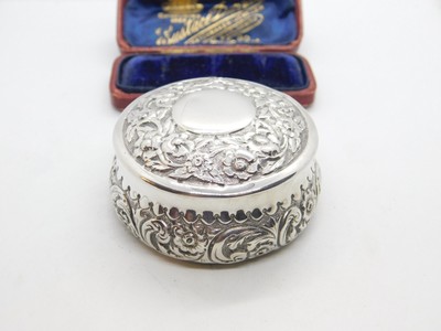 Boxes - Silver Snuff Box Hallmarks