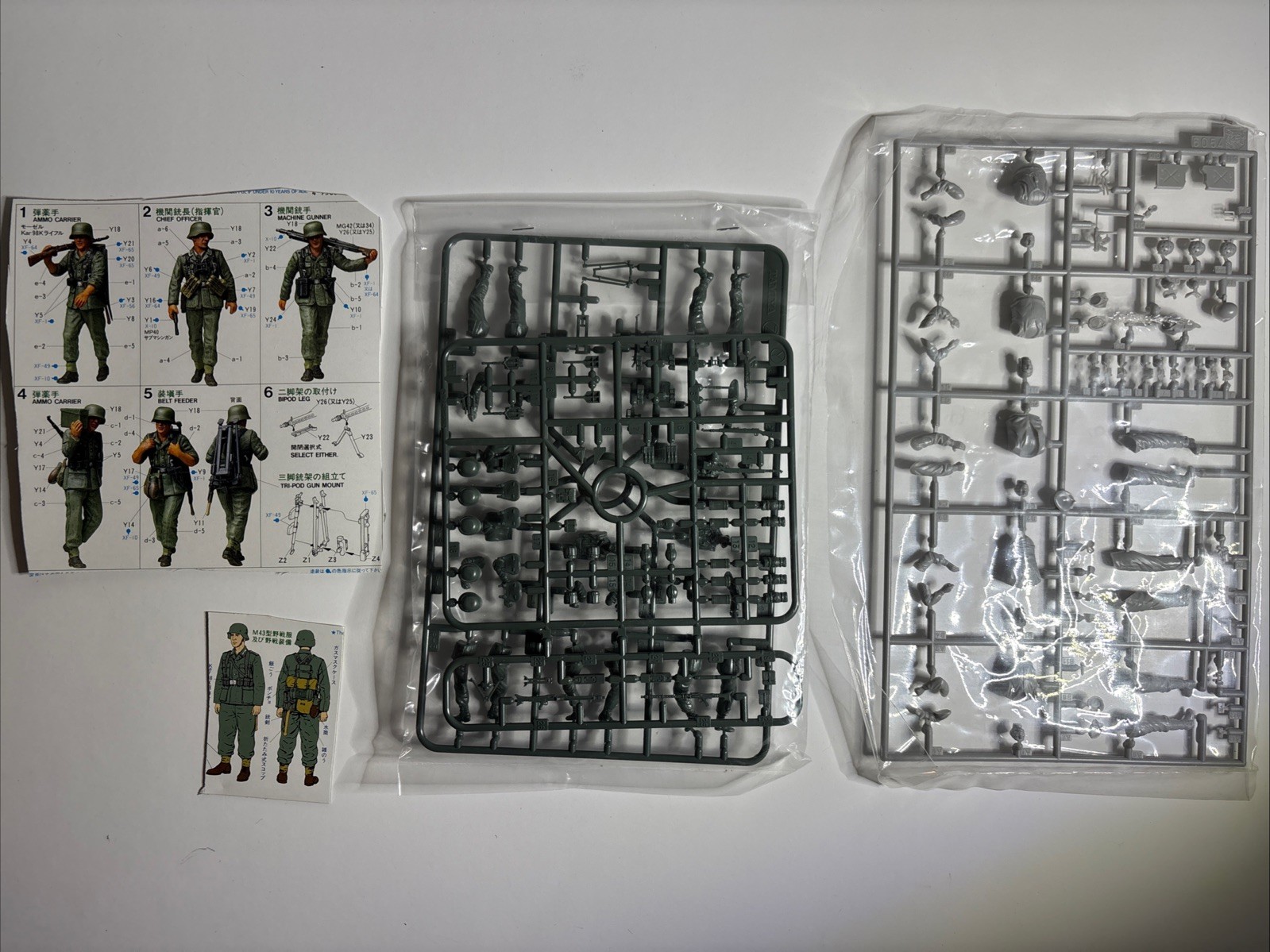 2 Kits! Tamiya #35184 & Dragon #6054 German Machine Gun Crew & US Tank ...