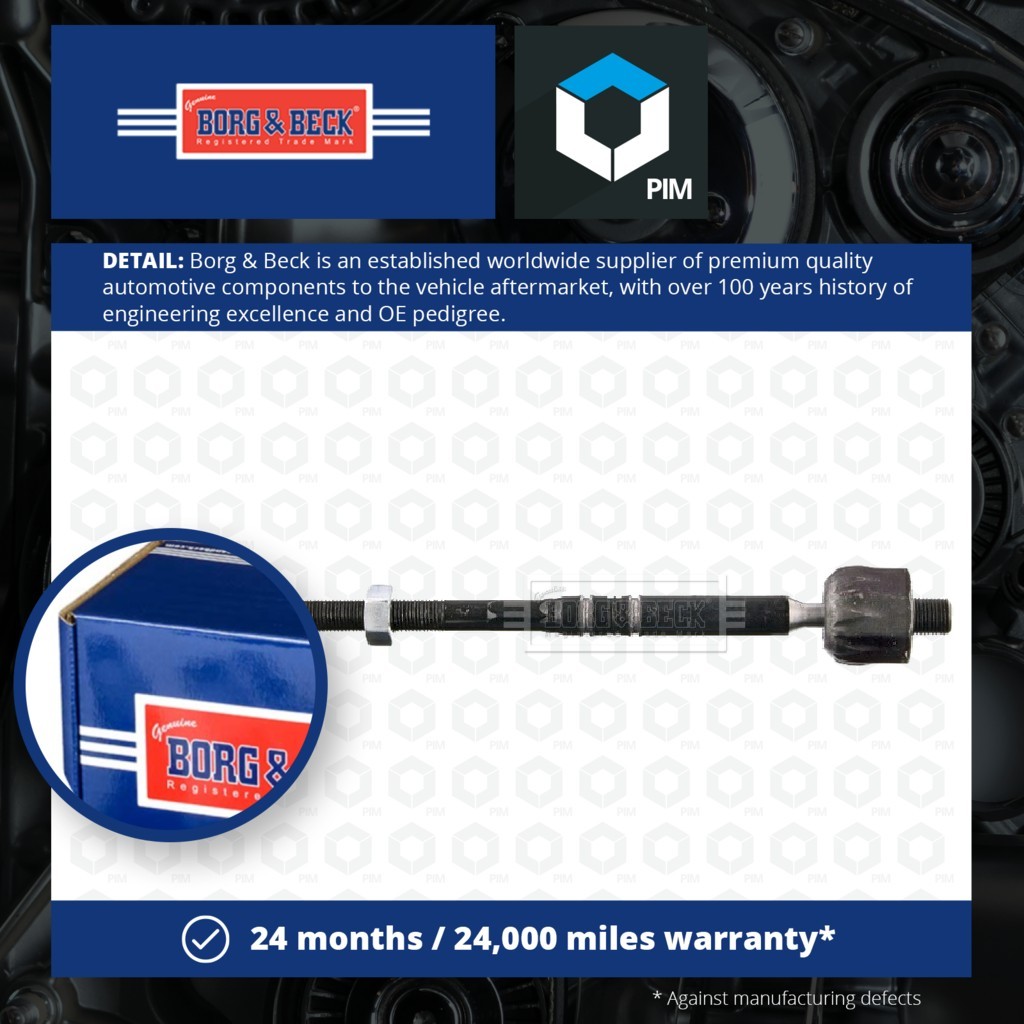 Inner Rack End fits VAUXHALL INSIGNIA B 1.6D 2017 on Tie Rod Joint B&B ...