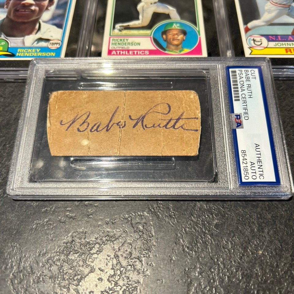 Babe Ruth Signed Cut Autograph Authentic PSA/DNA NY YANKEES AUTO | eBay