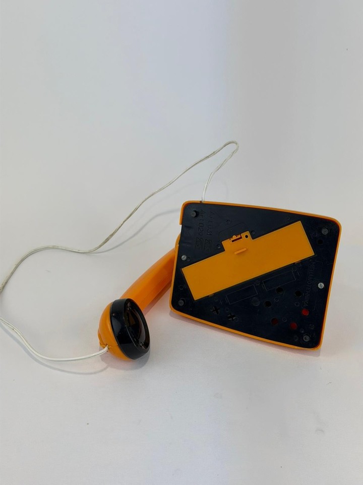 Vintage Mehanotehnika Orange Toy Phone | eBay