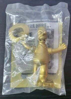 Golden Homer Simpson The Simpsons Movie 2007 Burger King Figure ...