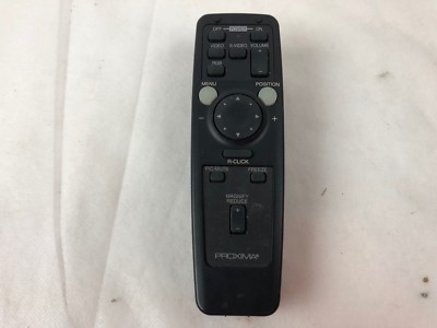 Proxima Ultralight DS1 Projector Remote with Video S-Video Freeze ...