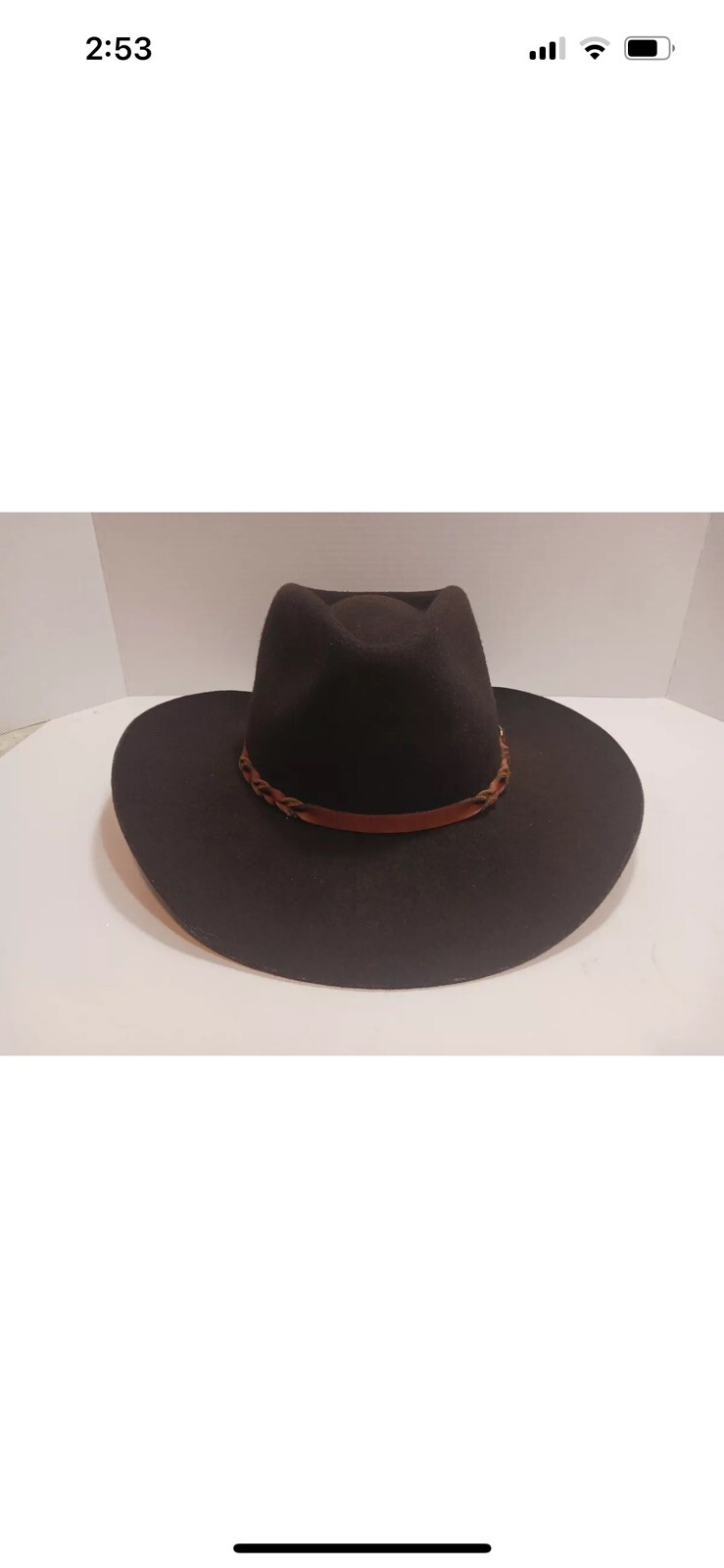 Stetson Stallion Cowboy Western Brown XX Wool Made I… - Gem