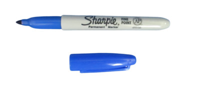 Sharpie Fine Point Permanent Marker Blue 30063 | eBay