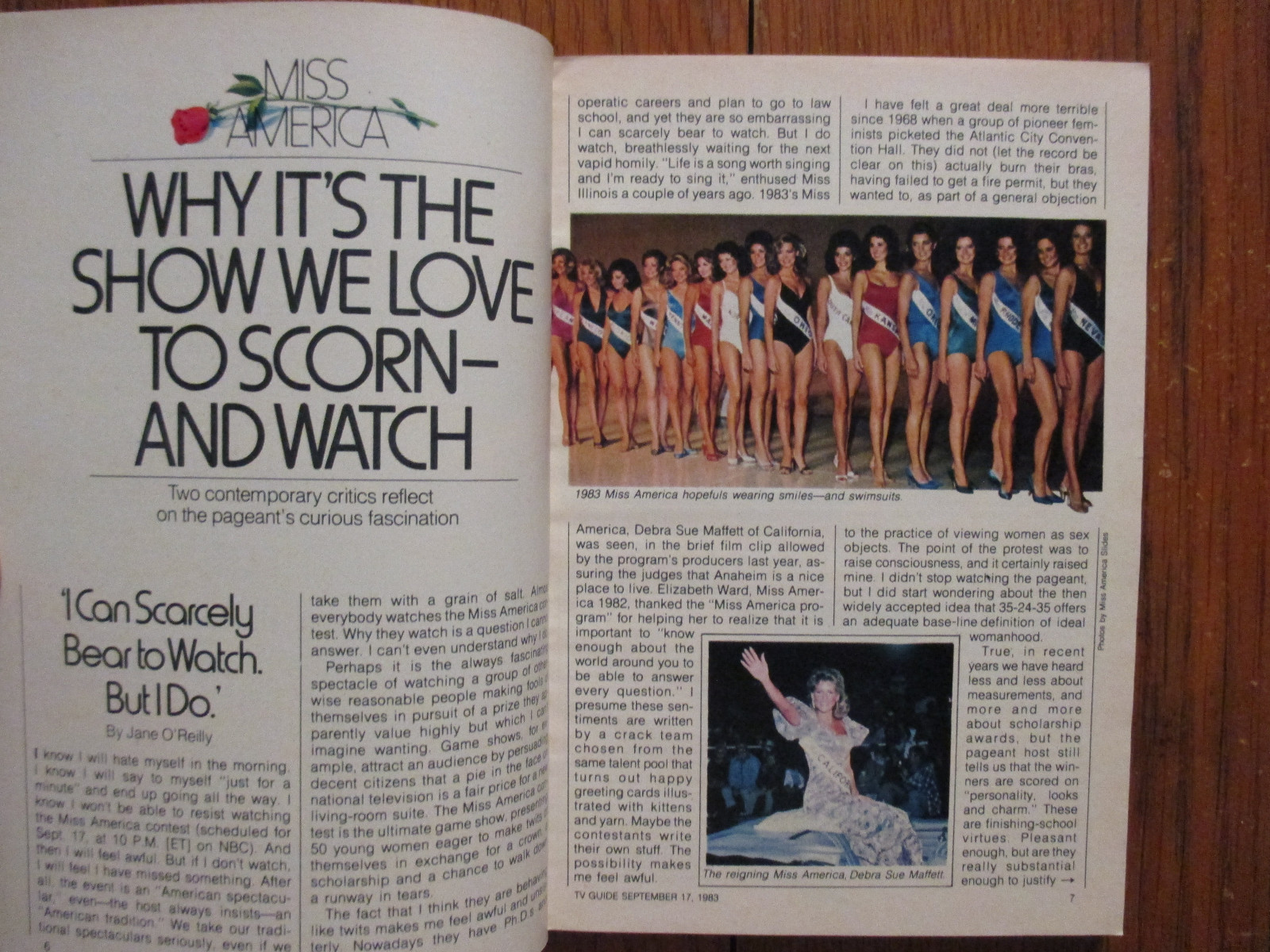 Sept. 17-1983 TV Guide(DEBUT OF HOTEL/BETTE DAVIS/DEBRA SUE MAFFETT ...