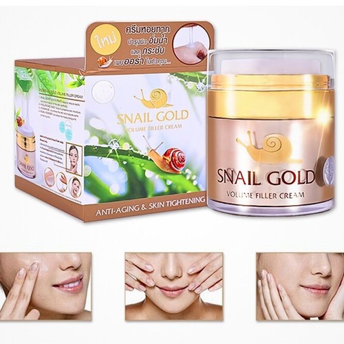 Serum Snail Gold Face Cream Moisturize Volume Filler Facial Skin Care ...