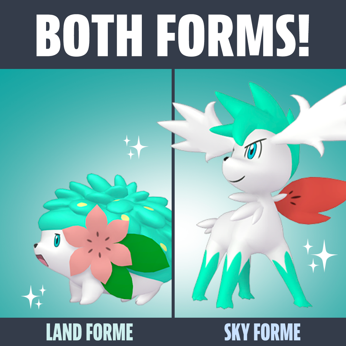 Shaymin Sky Form Shiny How To Get Shaymin In Pokémon Go