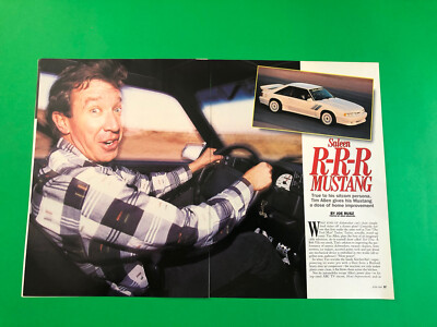 1994 FORD MUSTANG SALEEN RRR R-R-R ORIGINAL VINTAGE PRINT AD ROAD TEST ...