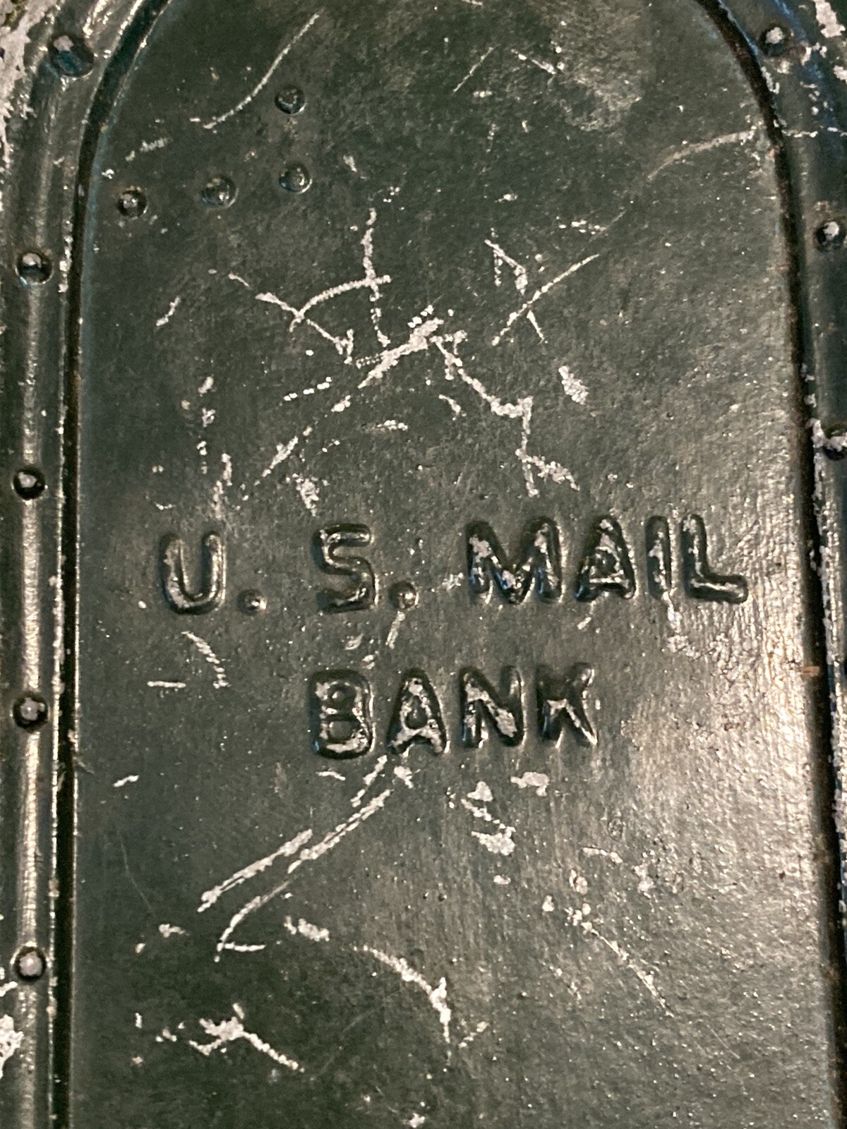 Vintage metal U.S. Mail Box Bank Mail #24 | eBay