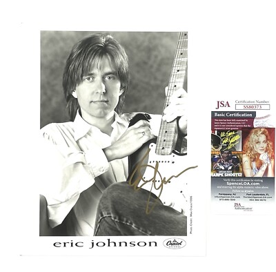 Eric Johnson Signed Promo Press 8x10 Photo Authentic Autographed JSA ...