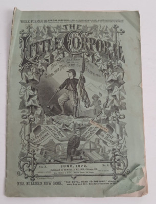 The Little Corporal June 1870 Magazine - Vintage Boys and Girls | eBay