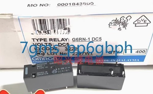 2 PCS NEW G6RN-1 5VDC 5V 5-pin 8A Omron relay DC5V | eBay
