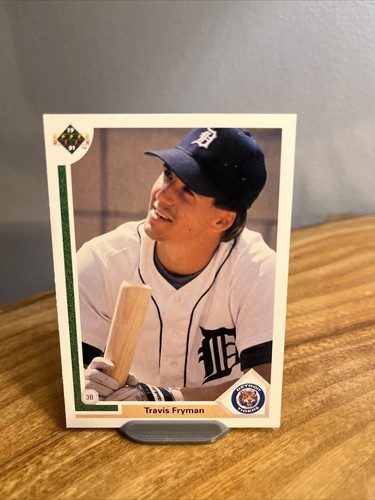 1991 Upper Deck Baseball TRAVIS FRYMAN Rookie Card RC Detroit Tigers ...