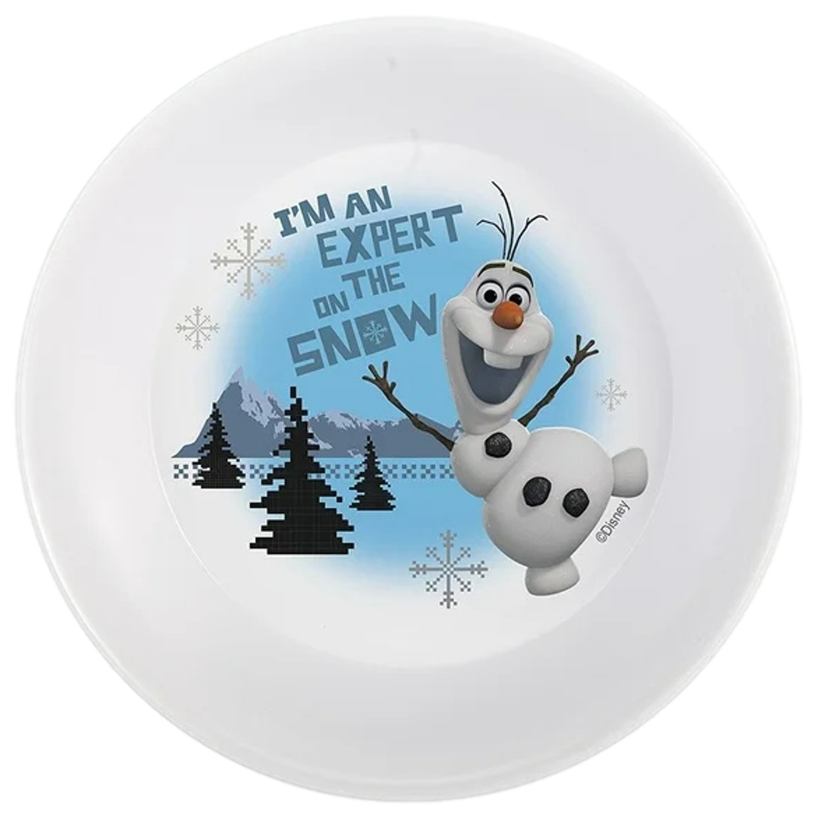 Disney Frozen Olaf 3pc Childrens Tumbler Bowl & Plate Mealtime Melamine ...