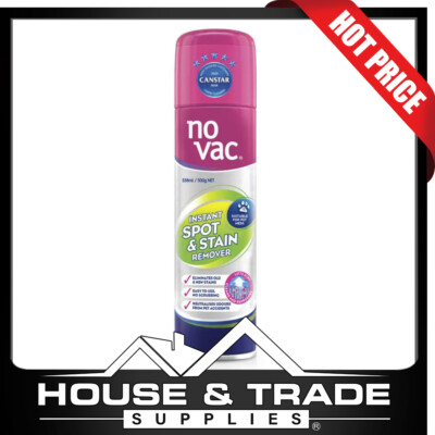No Vac Carpet Spot & Stain Remover 500g Leaves No Residue 31066 | eBay ...