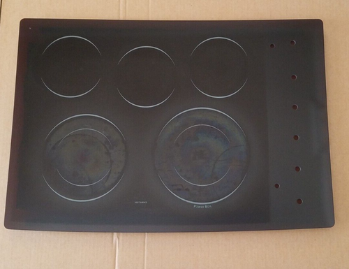 Part # WB62T10790 WB62T10791 Genuine OEM GE Cooktop MAINTOP GLASS Black ...