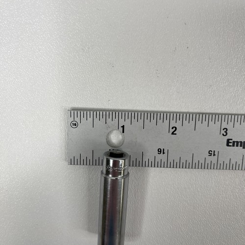 Snap On 1/4" Drive 3/8" 6PT SAE Deep Chrome Socket STM-12 Made in USA ...