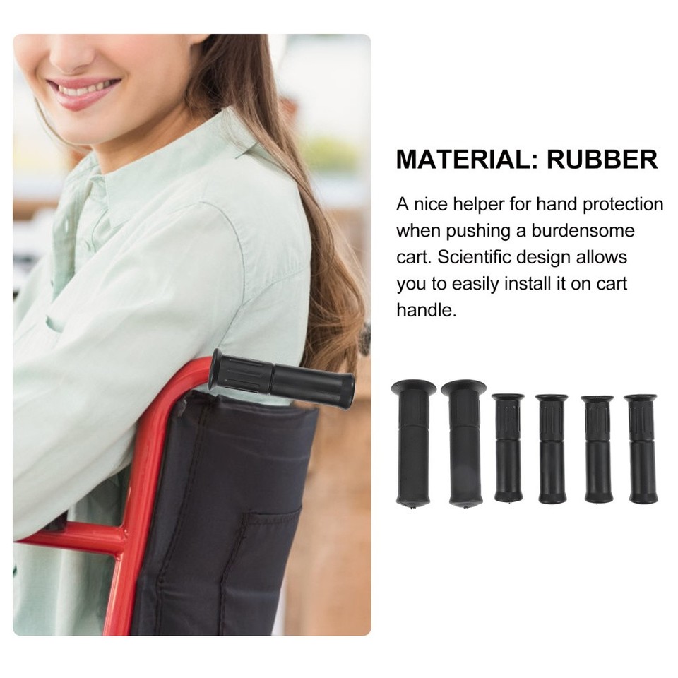 6 Pcs Wheelchair Handle Grips Trolley Protector Grocery Cart Cover ...
