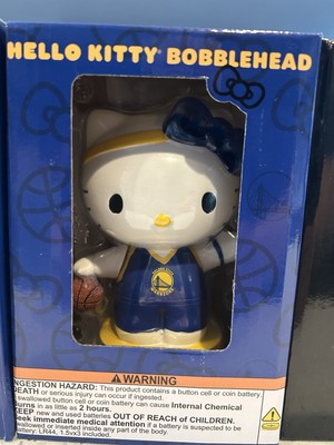 Rare Golden State Warriors Hello Kitty SGA 2025 Bobblehead Light Up Bow ...